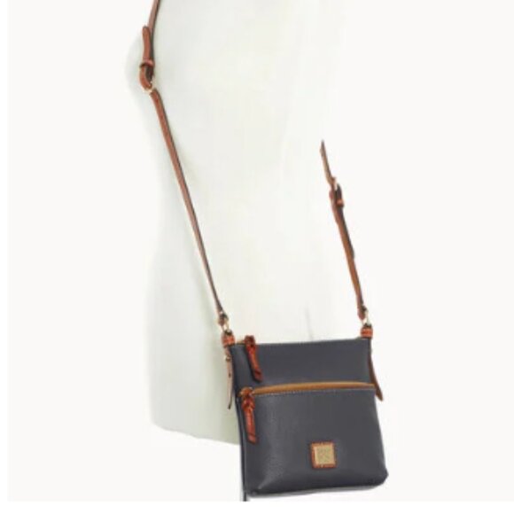 Dooney & Bourke | Bags | Dooney Bourke Pebble Grain Letter Carrier In ...